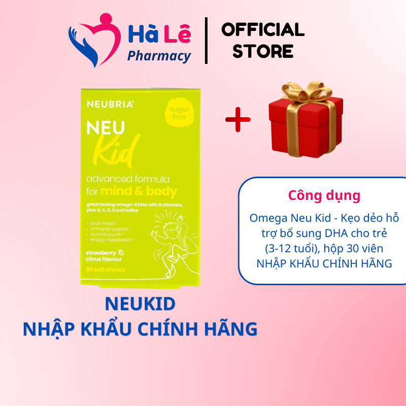 Vitamin tổng hợp cho bé Neubria Neu Kid Multivitamin With Omega-3 của ...