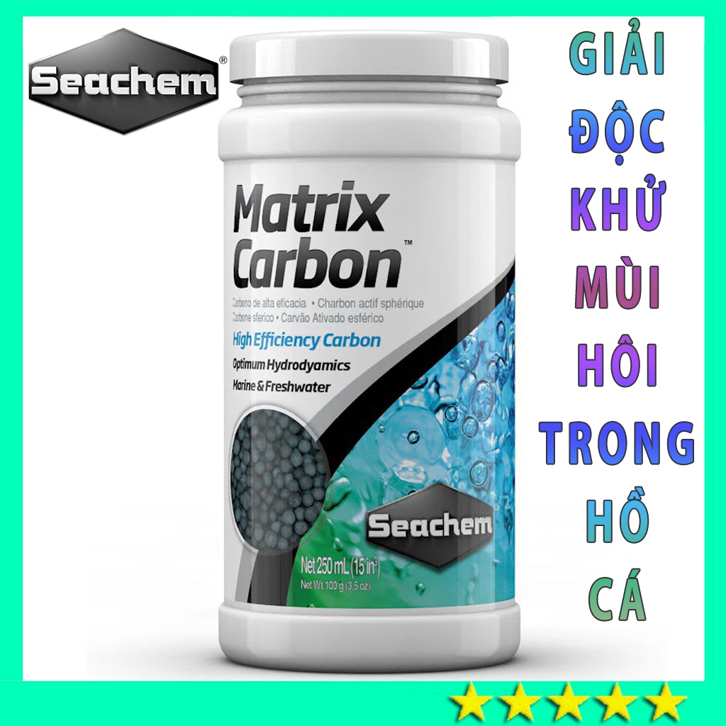 Vật liệu lọc Seachem - Matrix Carbon than hoạt tính khử độc nước hồ cá ...