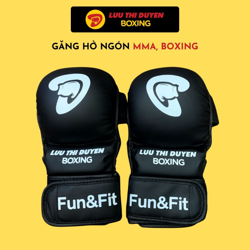 Găng tay Đấm bốc, Boxing, MMA Mẫu cao cấp Fun & Fit Lừu Thị Duyên ...