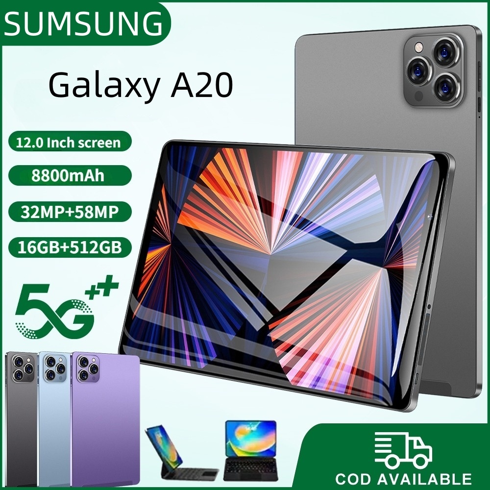SUMSUNG Galaxy A20 Máy tính bảng mới 16GB + 512GB Máy tính bảng Android ...