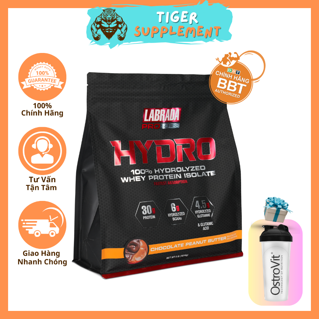 Hydro Whey Labrada Pro Series 4lbs - Hydrolyzed Whey Protein Isolate ...