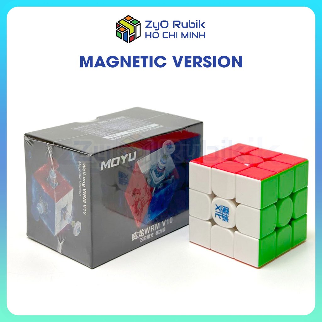 Rubik 3x3 Moyu Weilong Wrm V10 20 Core Magnetic /Maglev Ballcore UV- Zyo Rubik Hồ Chí Minh ...