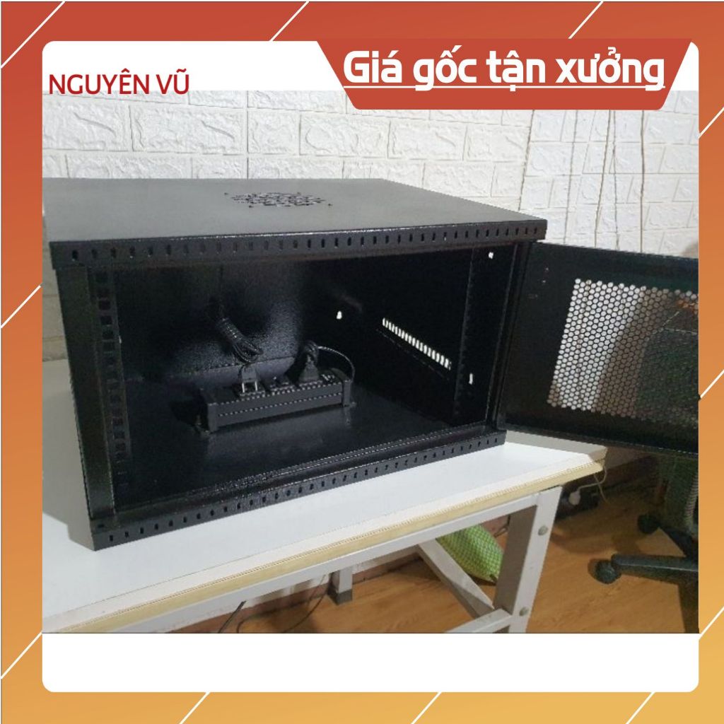 Tủ mạng 6u , tủ rack 6u ( hàng chính hãng, cao cấp, dày chắc ) ship hỏa ...