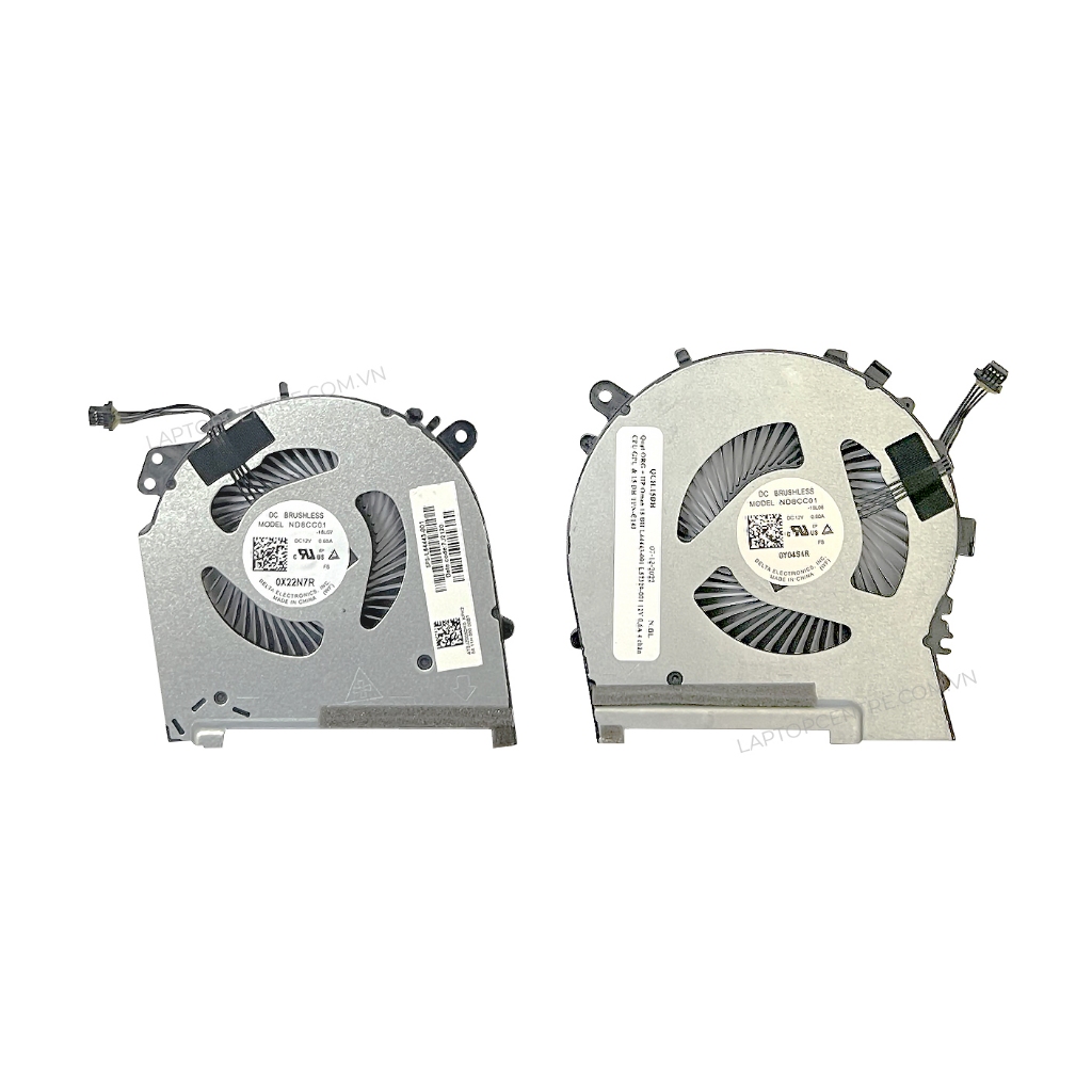 Quạt HP Omen 15-DH L64443-001 L57329-001 12V 0,6A CPU GPU tương thích ...