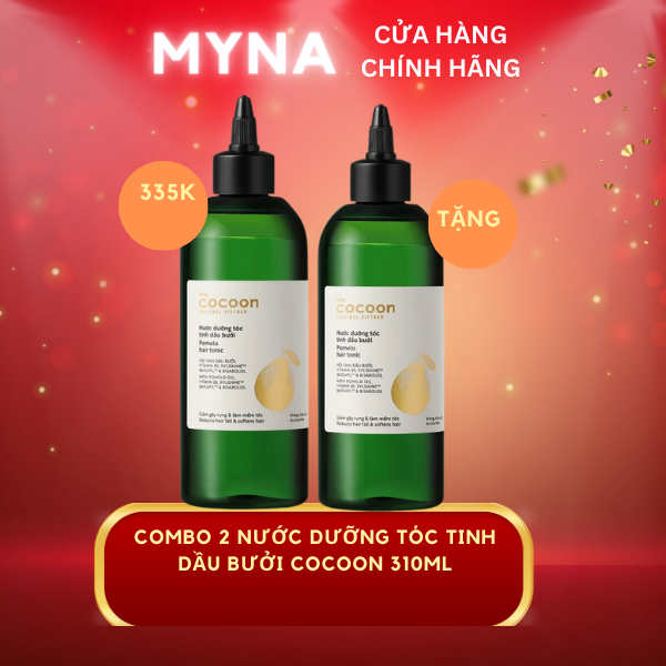 Combo 2 Nước Dưỡng Tóc Tinh Dầu Bưởi Cocoon phiên bản nâng cấp 140ml/310ml | Shopee Việt Nam