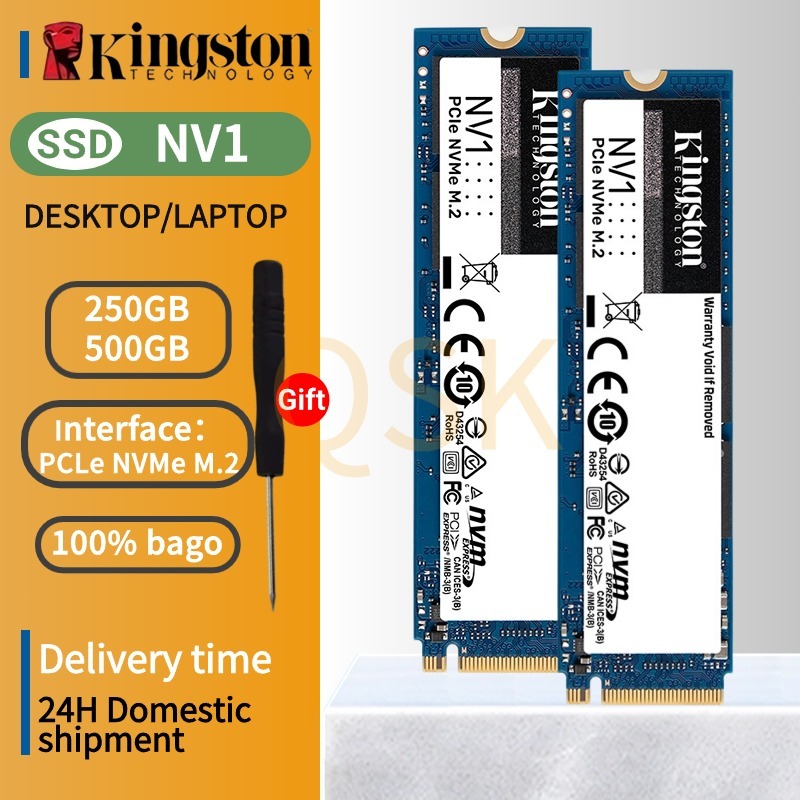 【Ship hàng tận nơi 24H】Kingston 250GB/500GB/1TB NV1 NVMe PCIe SSD Disco ...