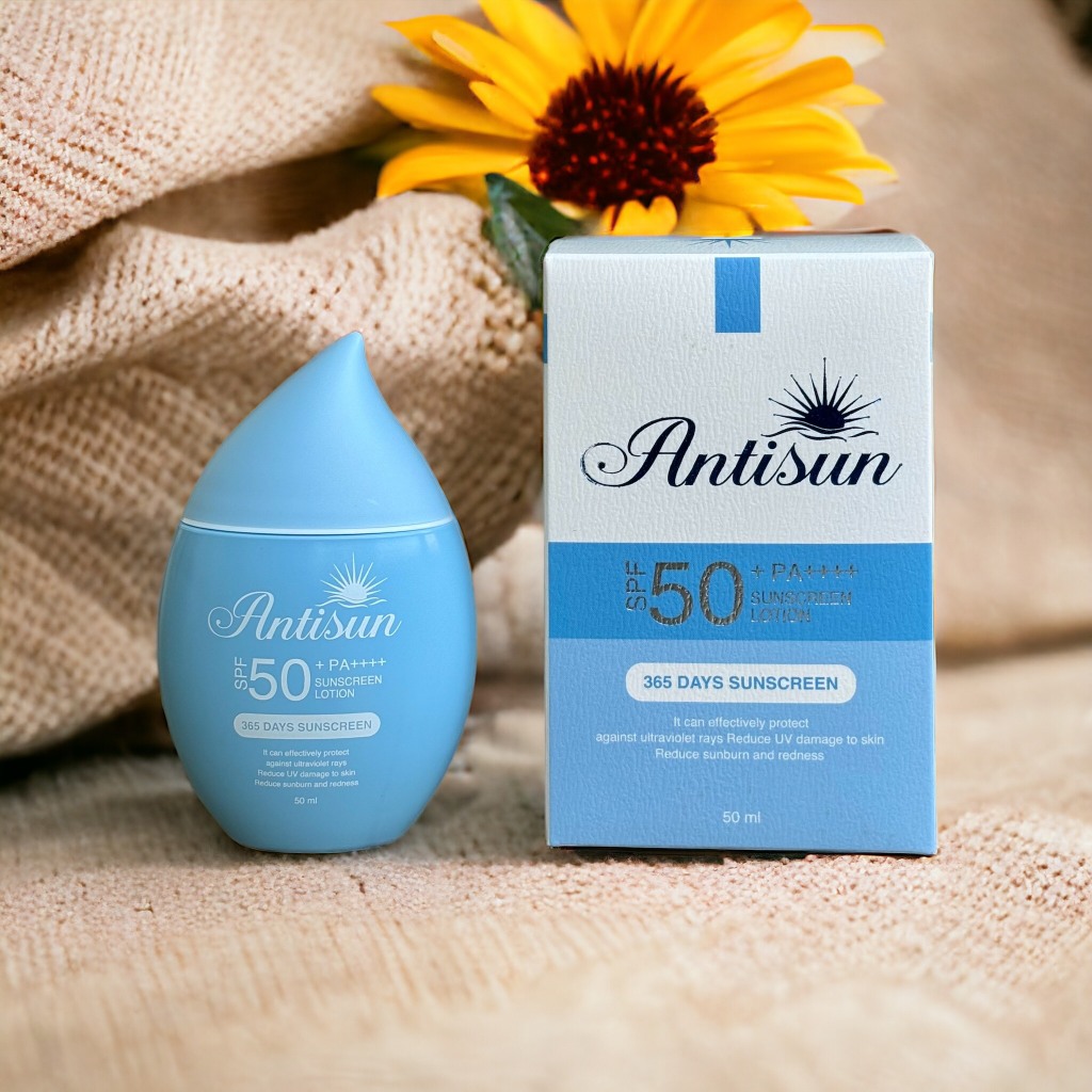 Kem chống nắng vật lý ANTISUN 365 DAYS SUNSCREEN Spf50+PA++++ bảo vệ da ...