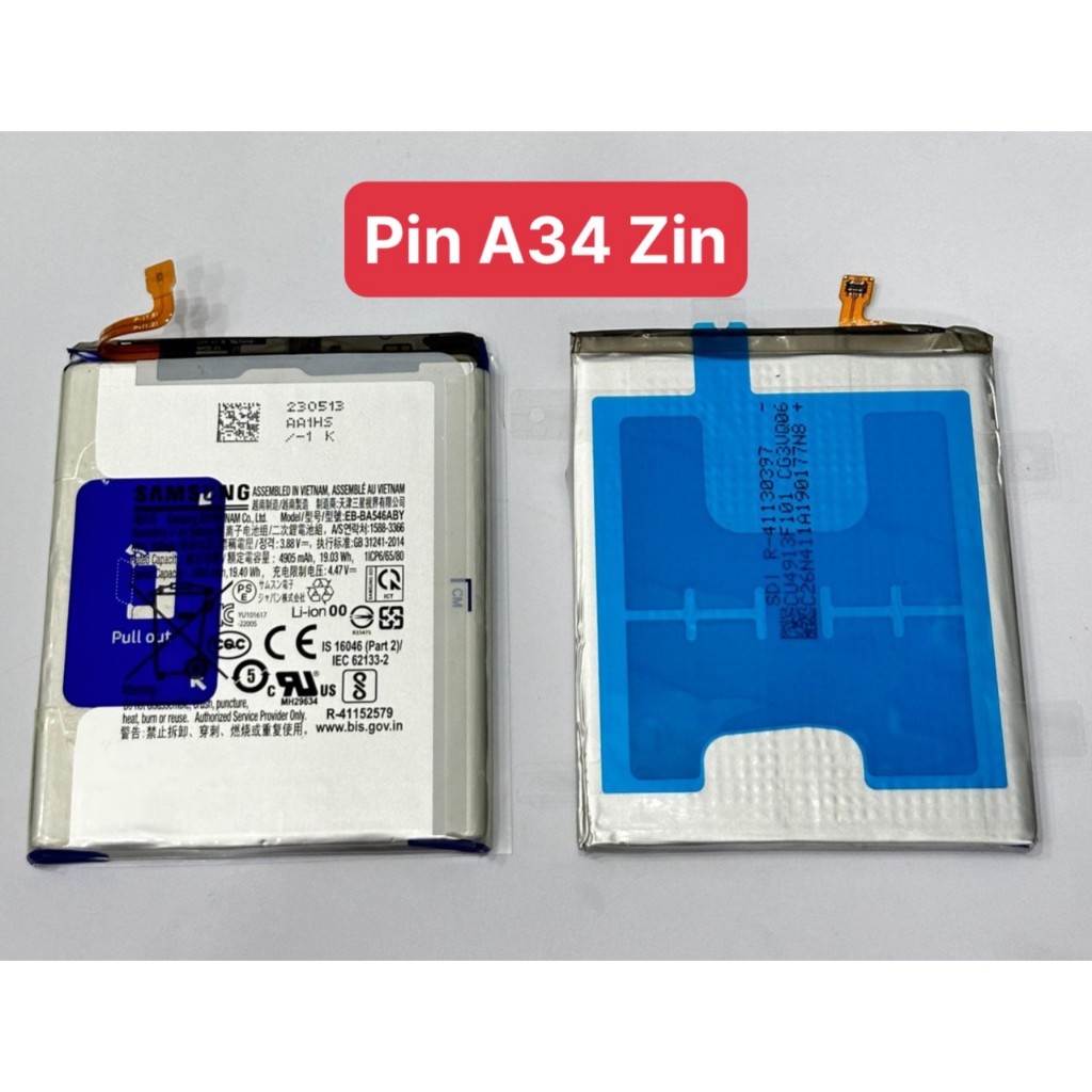 Pin A34 New Chính Hãng, The Battery A34 Original, EB-BA546ABY | Shopee ...