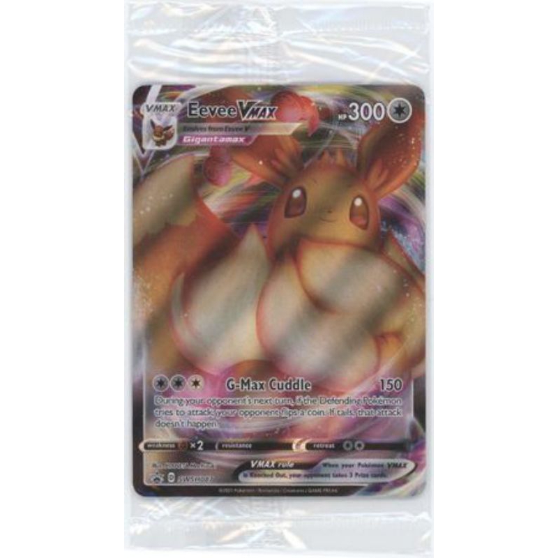 Pokemon TCG Card Eevee VMAX - SWSH087 - Full Art Promo MINT | Shopee Việt Nam