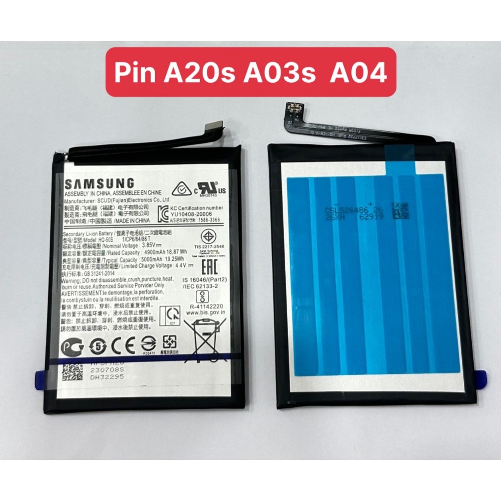 Pin A20S, A03S, A04 New Chính Hãng, The Battery A20S, A03S, A04 ...
