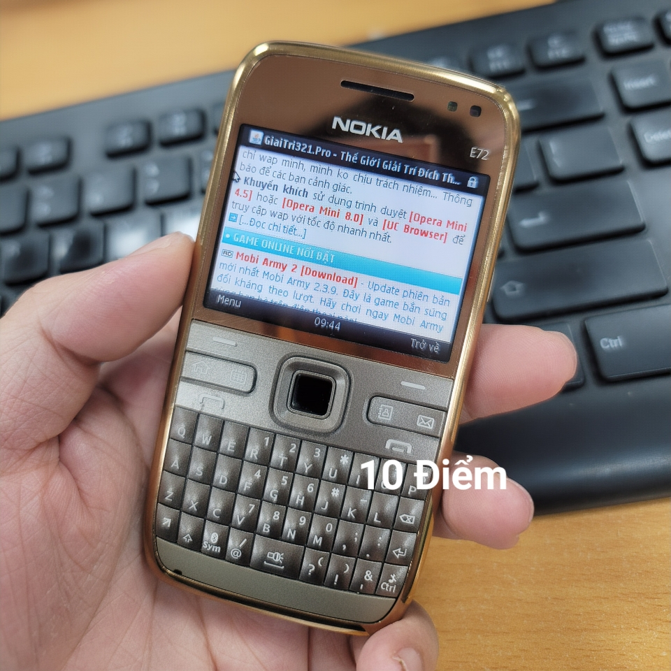 Điện thoại E72 đầy đủ phụ kiện Combo chơi game Java bảo hành 6 tháng | Shopee Việt Nam