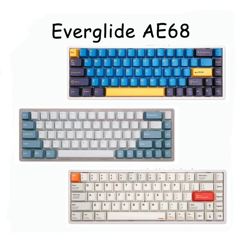 Bàn phím cơ rapid trigger Everglide Ae68v2+ ae68 nhôm 8000hz chuyên fps ...