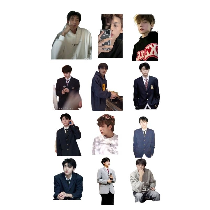 sticker Pangbowen (set 12 tấm) | Shopee Việt Nam