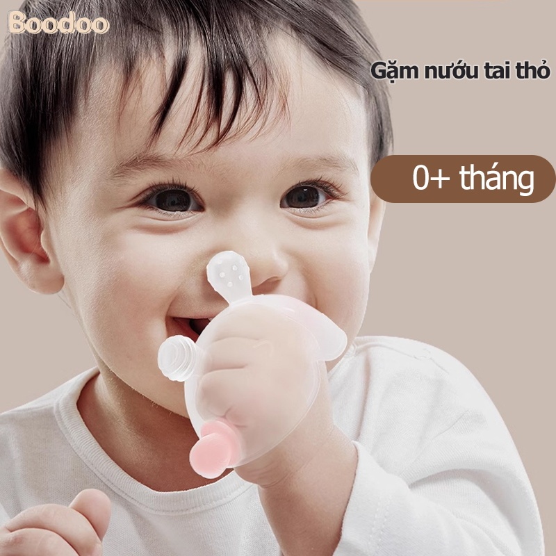 Gặm nướu BOODOO silicon cao cấp an toàn, giảm ngứa nướu cho bé từ 2 ...