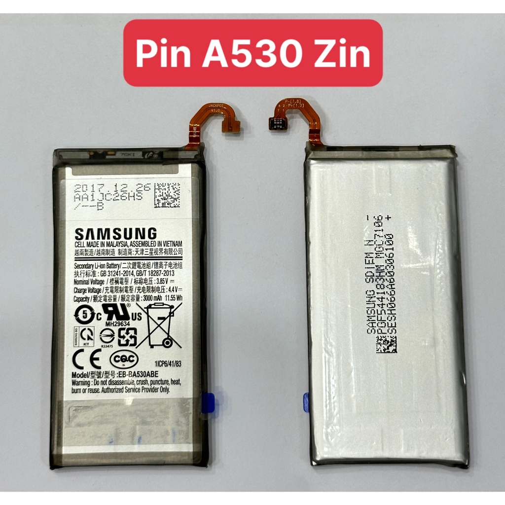 Pin A530 Zin Chính Hãng, The Battery A530 Original, EB-BA530ABE ...