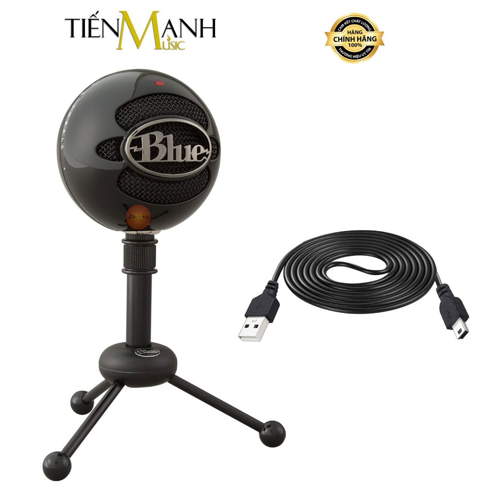 [Chính Hãng, Loại To] Micro USB Condenser Blue Snowball - Mic Thu Âm ...