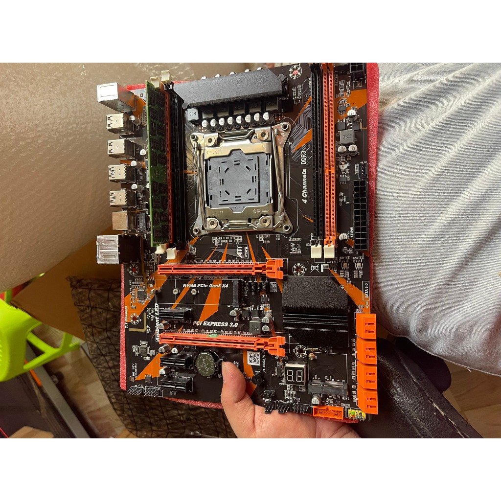 Mainboard X99 DDR3 DDR3 2686 v4 (hack turbo) kéo Nox, Quad Channel USB ...