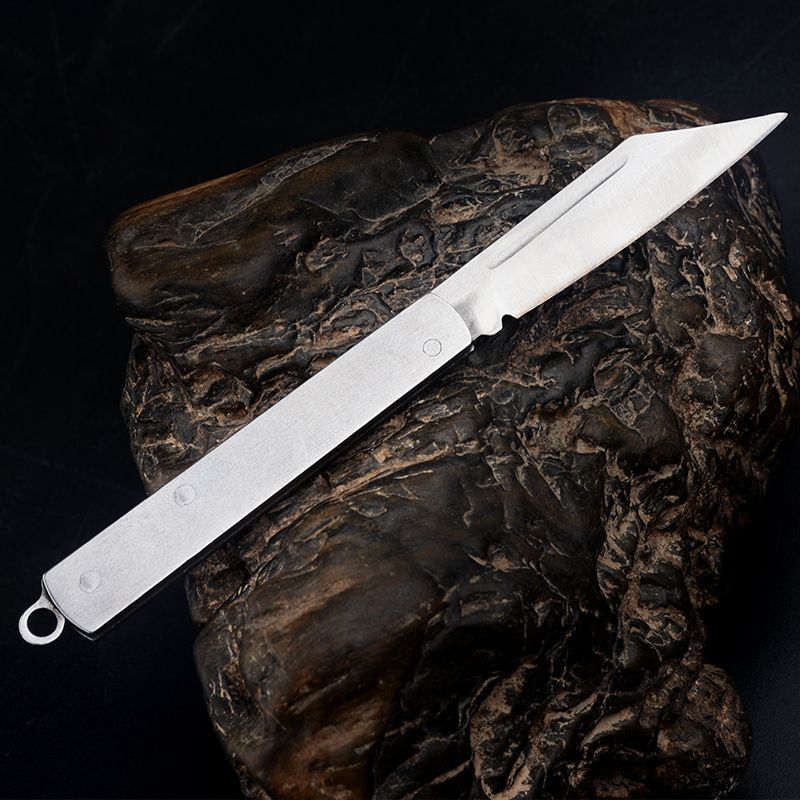 Dao thép gấp gọn bỏ túi treo chìa khóa cắm trại | Shopee Việt Nam