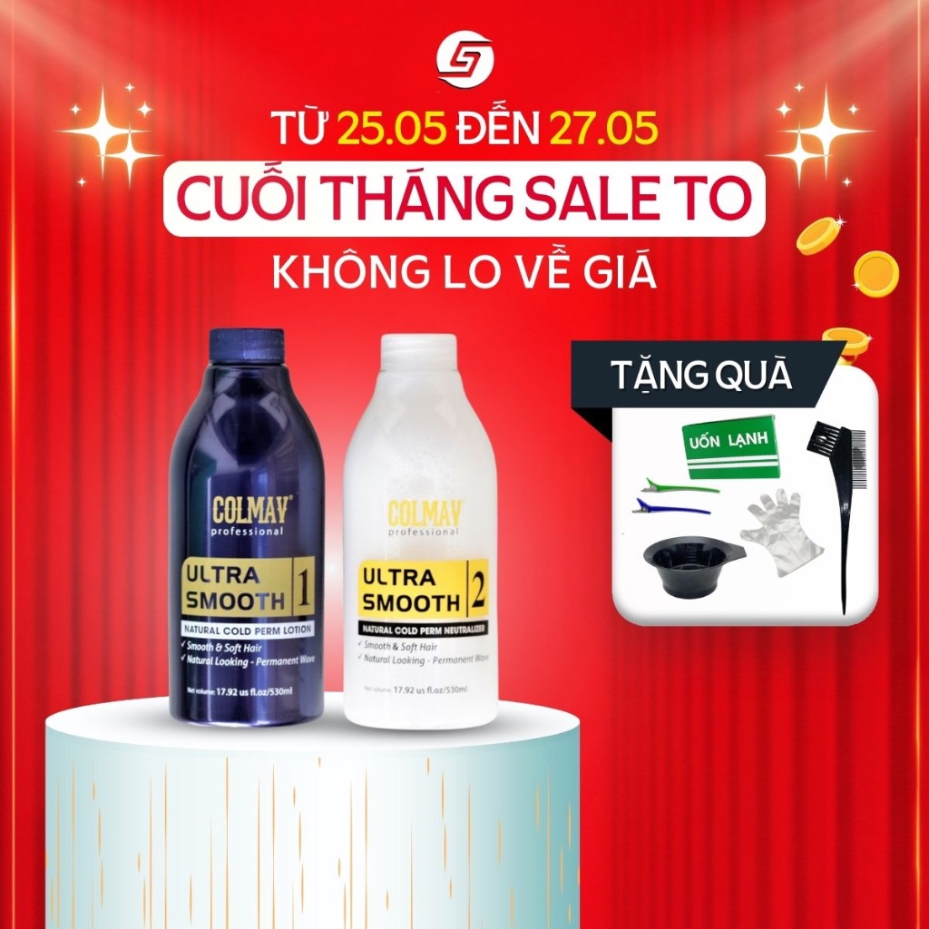 Kem uốn lạnh Colmav Ultra Smooth Natural Cold Perm Lotion 1 và ...