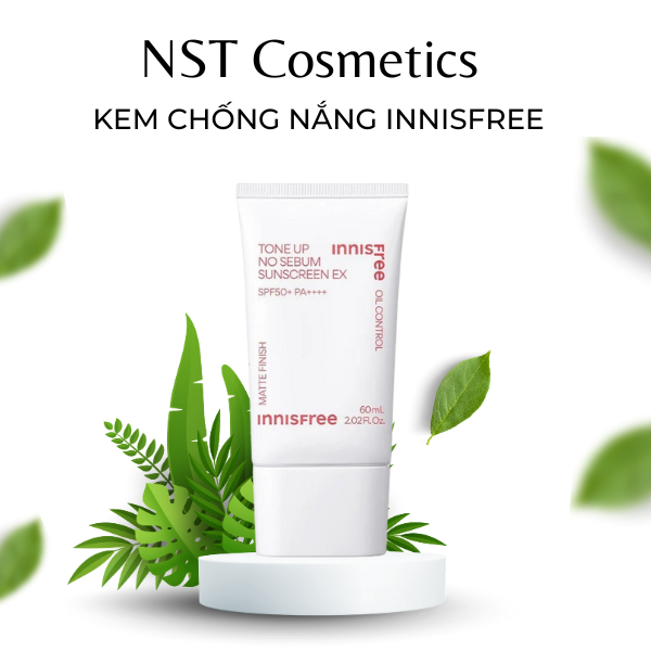 Kem Chống Nắng Nâng Tone, Kiềm Dầu Innisfree Tone Up No Sebum Sunscreen ...