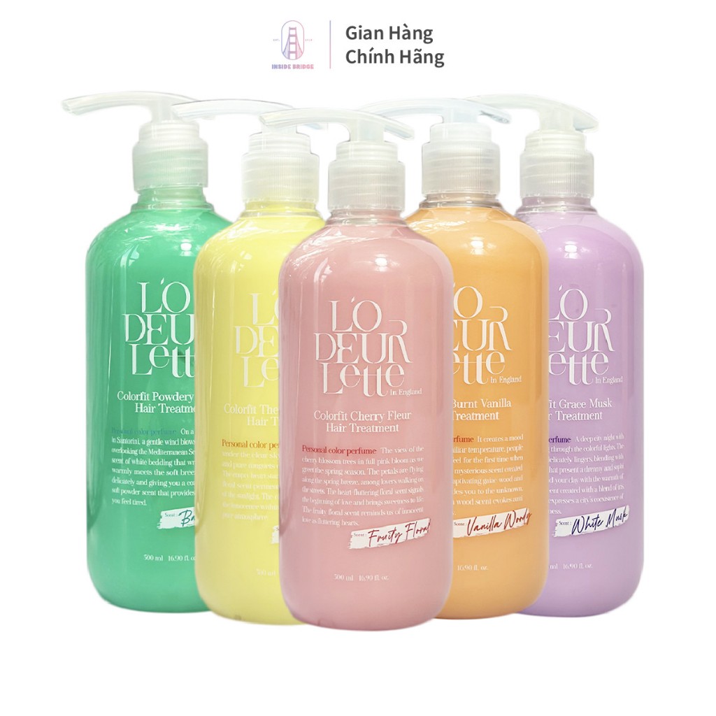 Kem xả dưỡng tóc L'odeur Lette Color Fit Treatment 500ml | Shopee Việt Nam