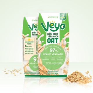 [LỐC 3 HỘP] Sữa hạt Yến mạch Veyo Oat x 180ml | Shopee Việt Nam