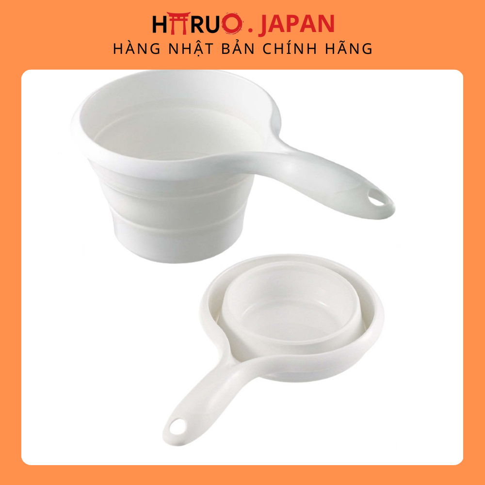 Gáo múc nước gấp gọn cao cấp ISETO 1.2L màu trắng Nội địa Nhật Bản | Shopee Việt Nam