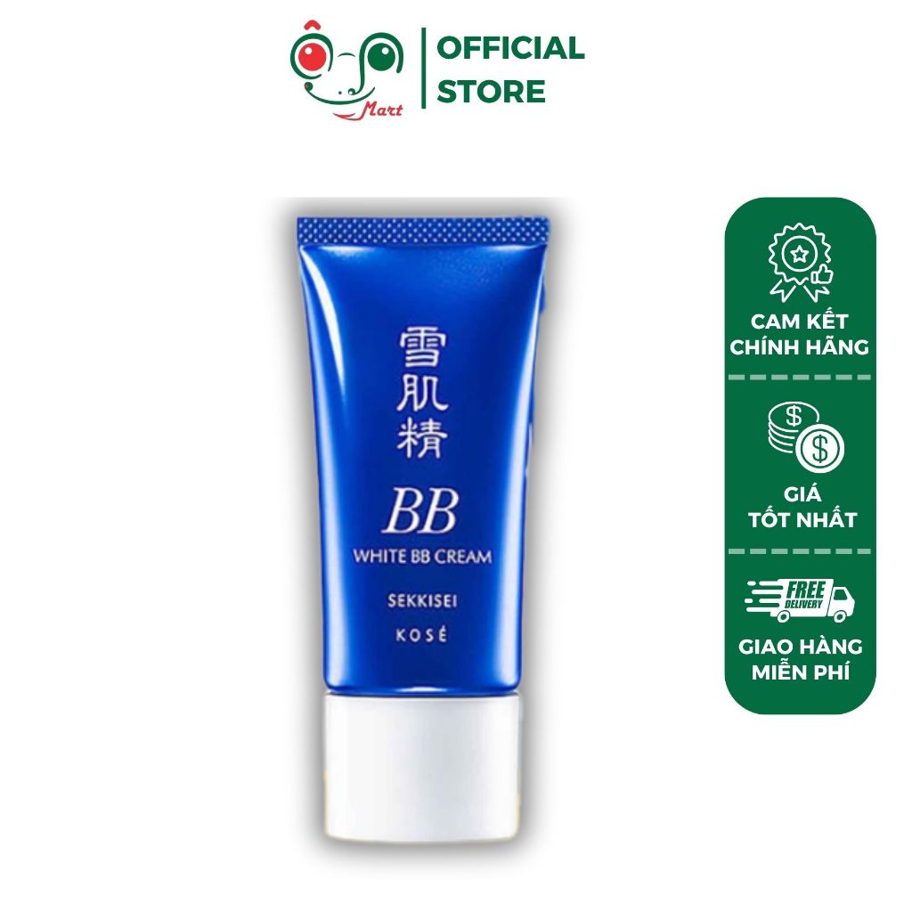 Kem nền chống nắng BB Kose Cream Sekkisei White BB Cream Nhật Bản SPF PA 40 +++(30g) | Shopee ...