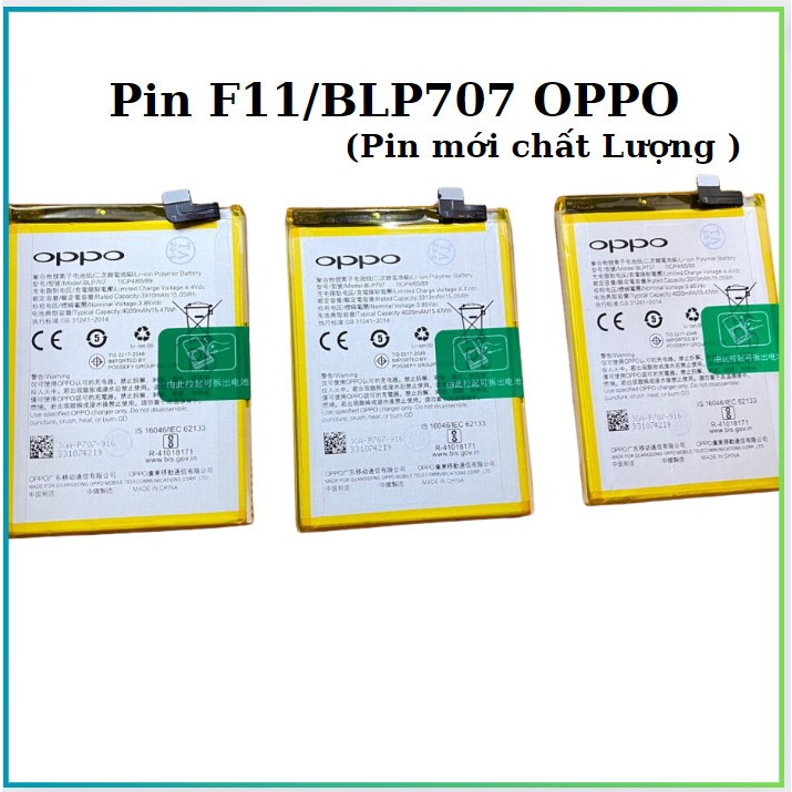 Pin oppo F11/BLP 707,dùng thay thế | Shopee Việt Nam