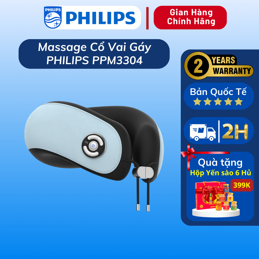 Máy Massage Cổ Vai Gáy PHILIPS 3304 - Hàng Chính Hãng - Bảo Hành 24 Tháng | Shopee Việt Nam
