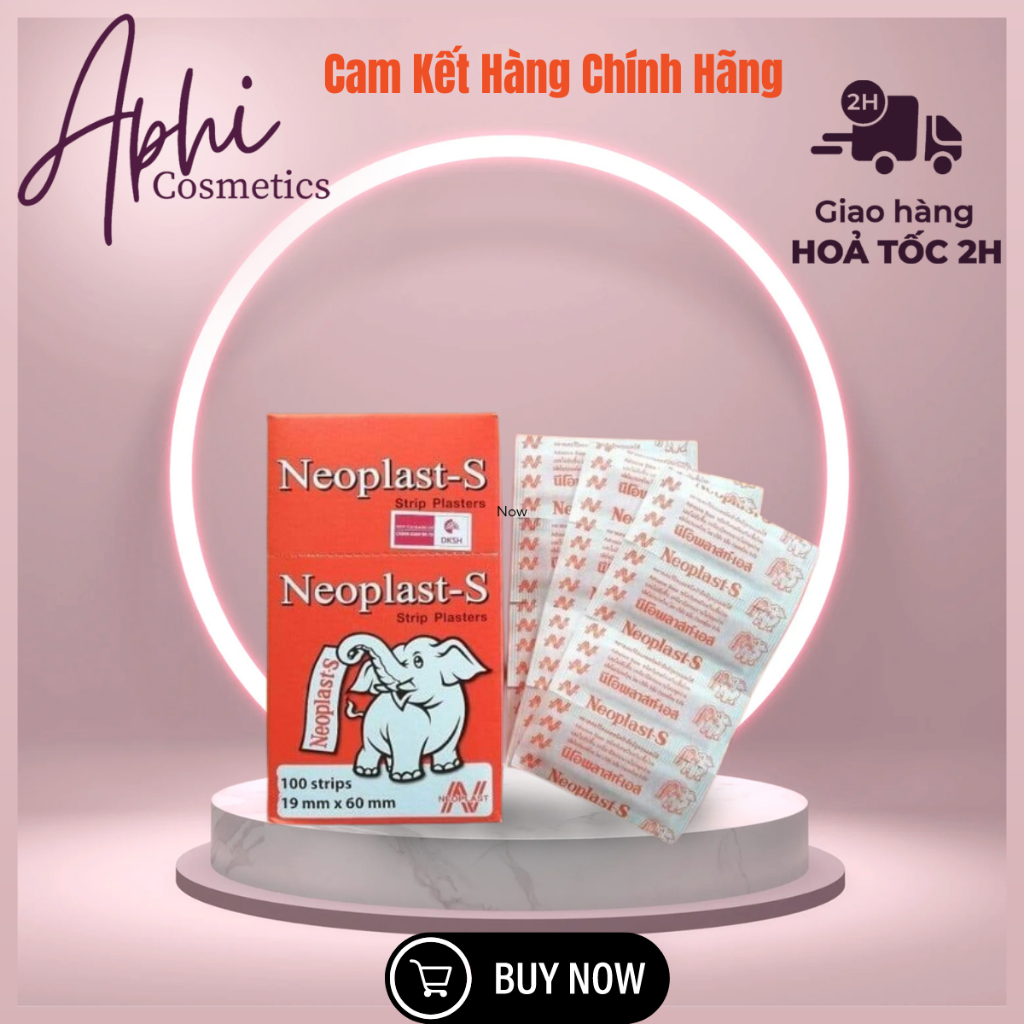 (100 miếng) Băng Keo Cá Nhân NEOPLAS -S Thái Lan | Shopee Việt Nam