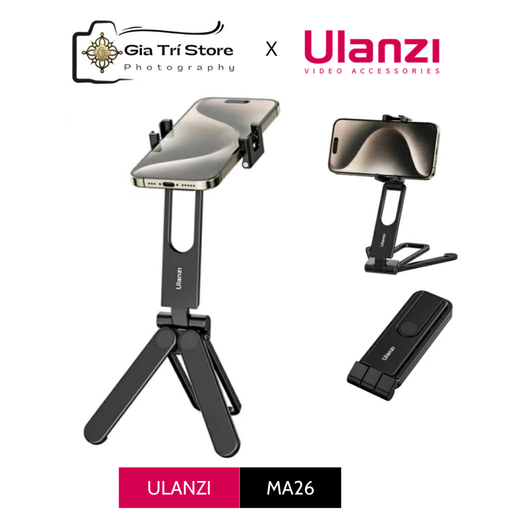 ULANZI MA26 - Chân Máy Mini Gấp Gọn Bỏ Túi Dành Cho Điện Thoại | Shopee ...