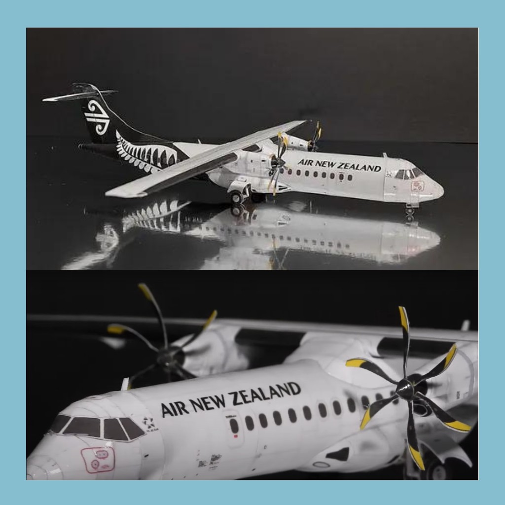 Mô Hình Giấy Máy Bay Thương Mại ATR 42/72 Của Các Hãng Hàng Không ...
