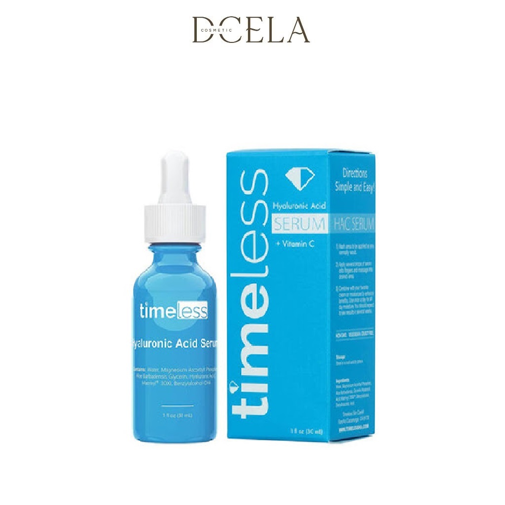 Serum Timeless HA + Vitamin C Cấp Ẩm, Làm Sáng Da 30ml Hyaluronic Acid ...