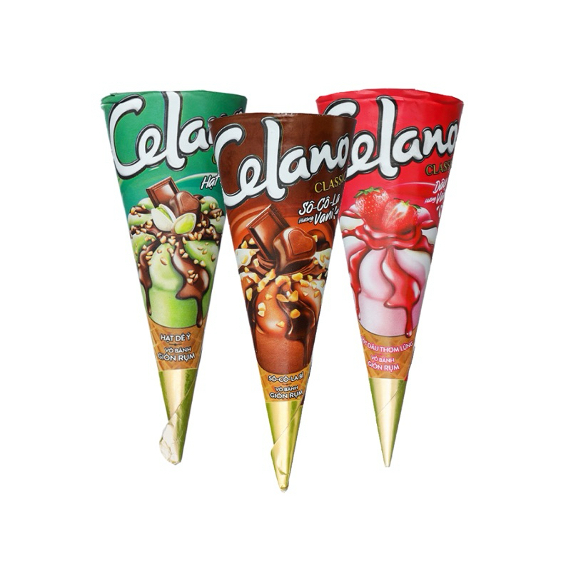 KEM ỐC QUẾ CELANO CLASSIC 66G HƯƠNG VANI/ DÂU/ SOCOLA | Shopee Việt Nam