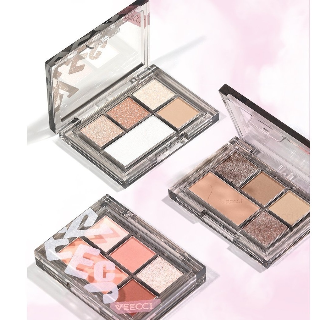 VEECCI Eyeshadow Palette - Bảng Phấn Mắt 5 Ô Ánh Lấp Lánh Cho Người Mới ...