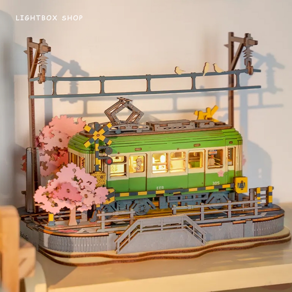 Roife Sakura Journey TGS02 - Dễ Dàng Lắp Ráp. Mô hình Robotime 3D trang trí bằng gỗ tự lắp ráp ...