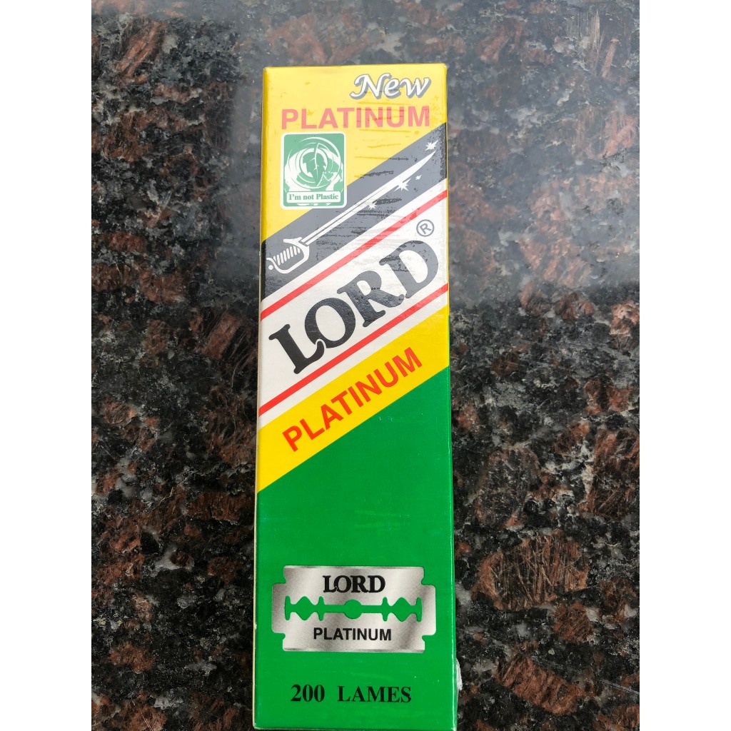 Dao Tem Cạo Râu Lord Xanh Loại Đẹp (Hộp 200 Lưỡi) | Shopee Việt Nam