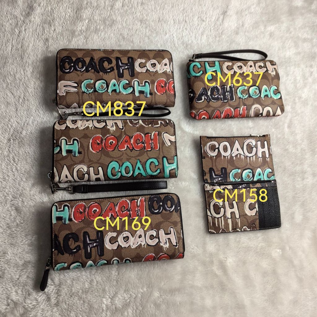 COACH CM837 CM169 CM637 CM158 Mint+Serf cổ điển hoa cổ điển chữ ...