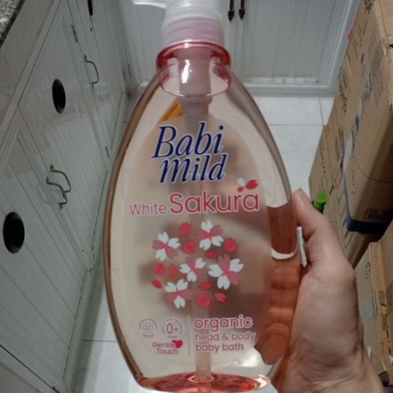 Tắm gội Babi Mild Sakura,thiên nhiên cho bé 850ml/800ml | Shopee Việt Nam