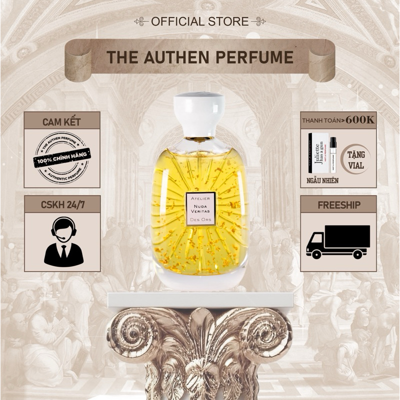 Nước hoa nữ Nuda Veritas 10ml | The Authen Perfume | Shopee Việt Nam