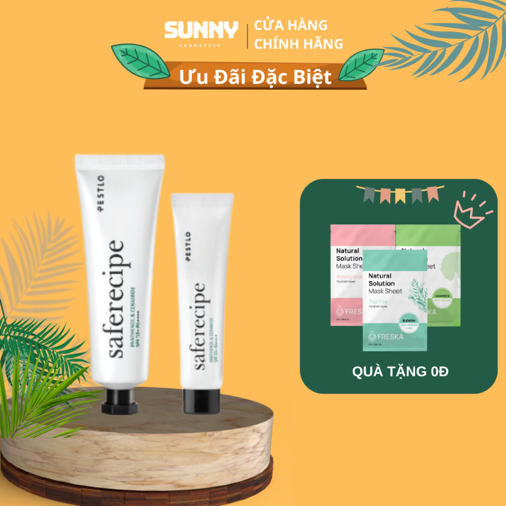 Kem chống nắng PESTLO Safe Recipe Sun Essence SPF50 PA++++ 50ml ...