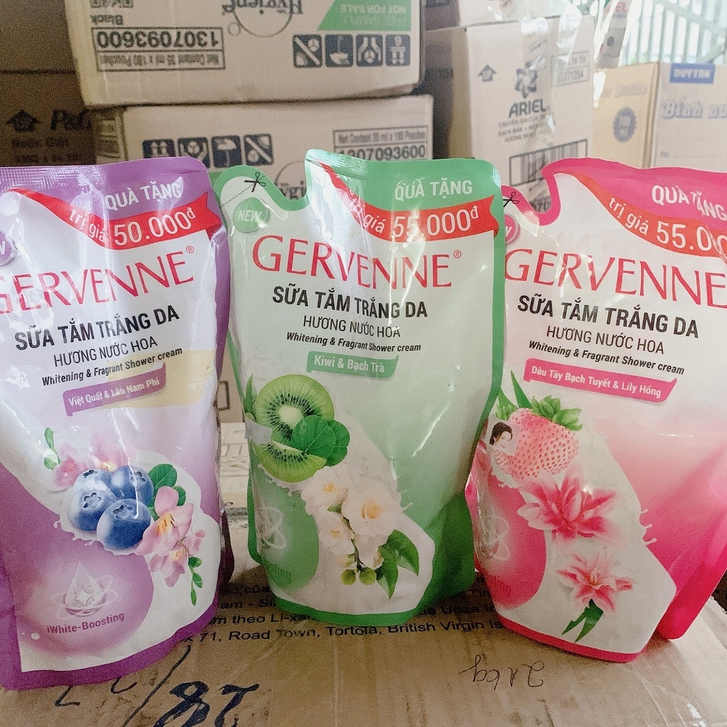 Sữa Tắm Trắng Da Gervenne 450g/túi- HÀNG TẶNG | Shopee Việt Nam