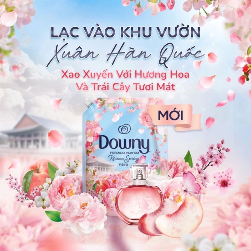 Nước xả vải Downy Premium Parfum Korean Spring túi 2.5l | Shopee Việt Nam