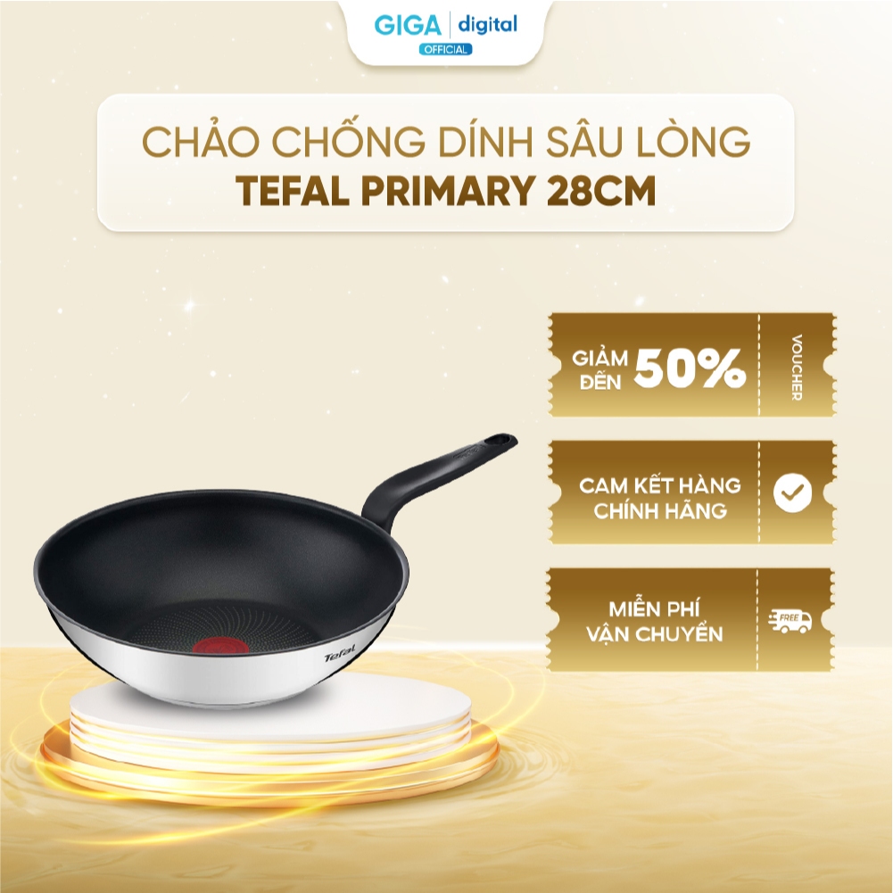 Chảo chống dính sâu lòng Tefal Primary 28cm - E3091904 | Shopee Việt Nam