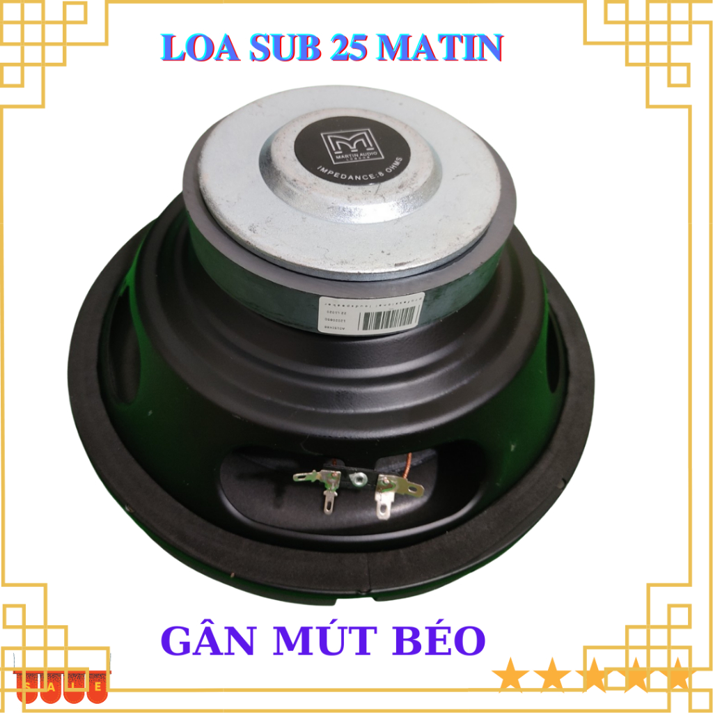 Loa sub 25 martin công suất 300W gân béo cao cấp giá 1 loa | Shopee Việt Nam