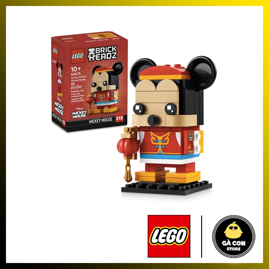 LEGO BrickHeadz 40673 Spring Festival Mickey Mouse - Lễ hội mùa xuân ...