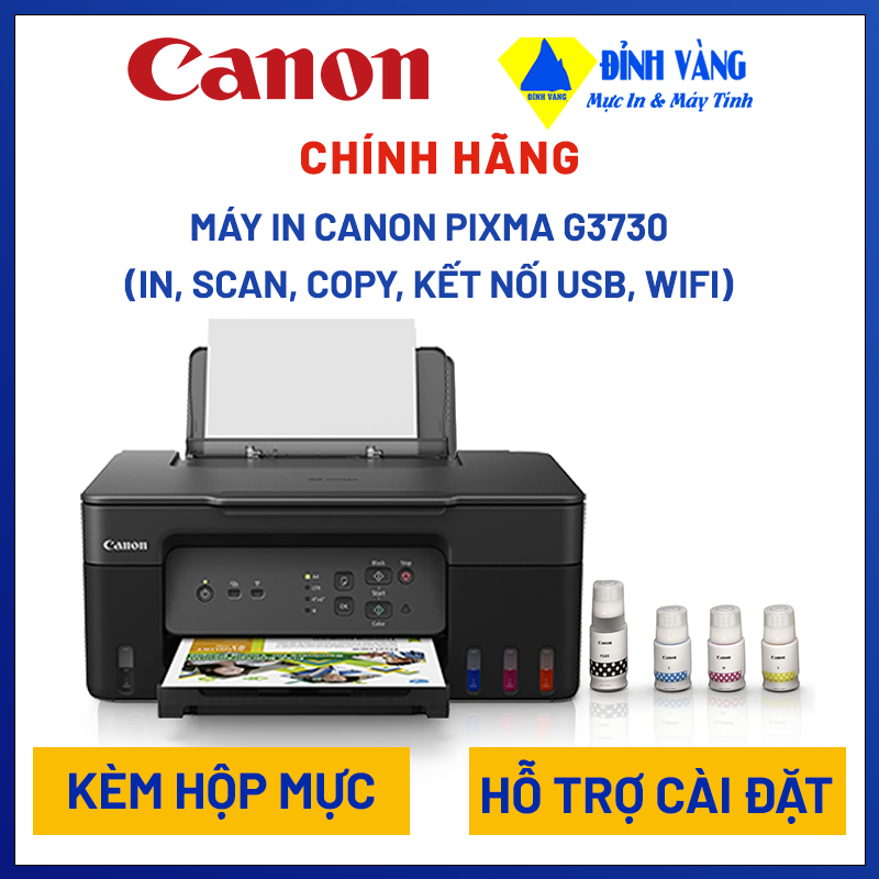 Máy in Canon Pixma G3730 (In, Scan, Copy, Kết Nối USB, Wifi) | Shopee ...