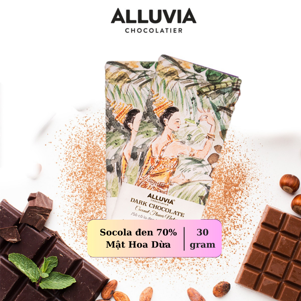 Alluvia | Socola đen Mật Hoa Dừa Dark Chocolate Coconut Flower Nectar ...