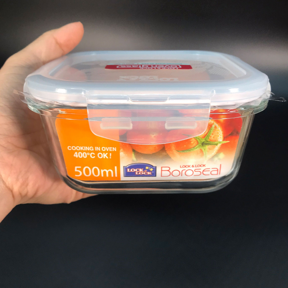 Hộp thuỷ tinh chịu nhiệt Lock and Lock 430ML / 650ml - 750ml - 630ml - 840ml - 950ml | Shopee ...